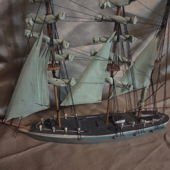 cutty shark | Accents | Vintage Brigantine Model Ship Nautical Coastal ...